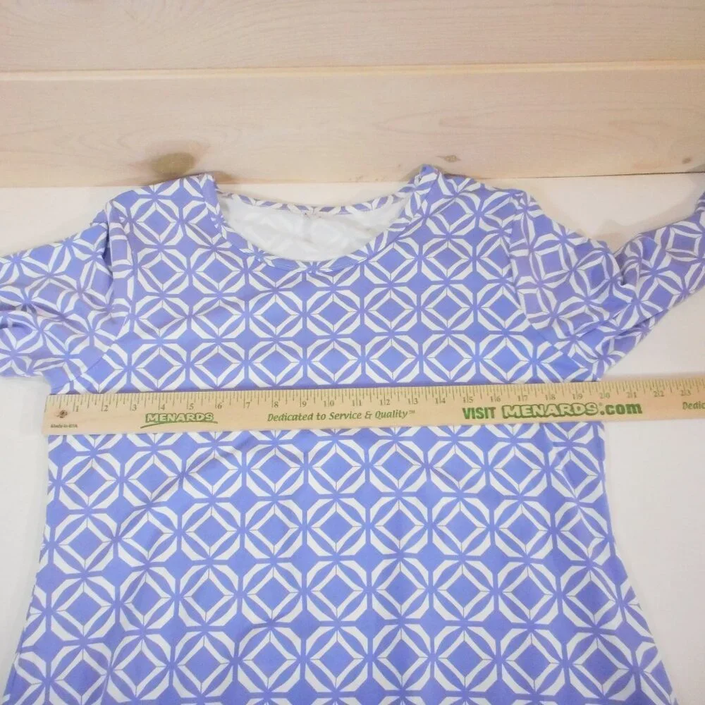 Lulu-B | Dresses | Lulub Womens Size L Dress Periwinkle Blue 34 Sleeve ...
